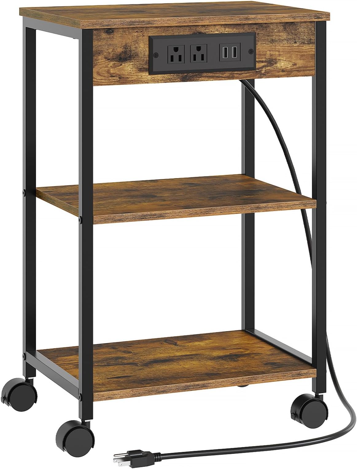Amazon.com: YSVCO Industrial Printer Stand, 3-Tier Mobile Printer Table ...
