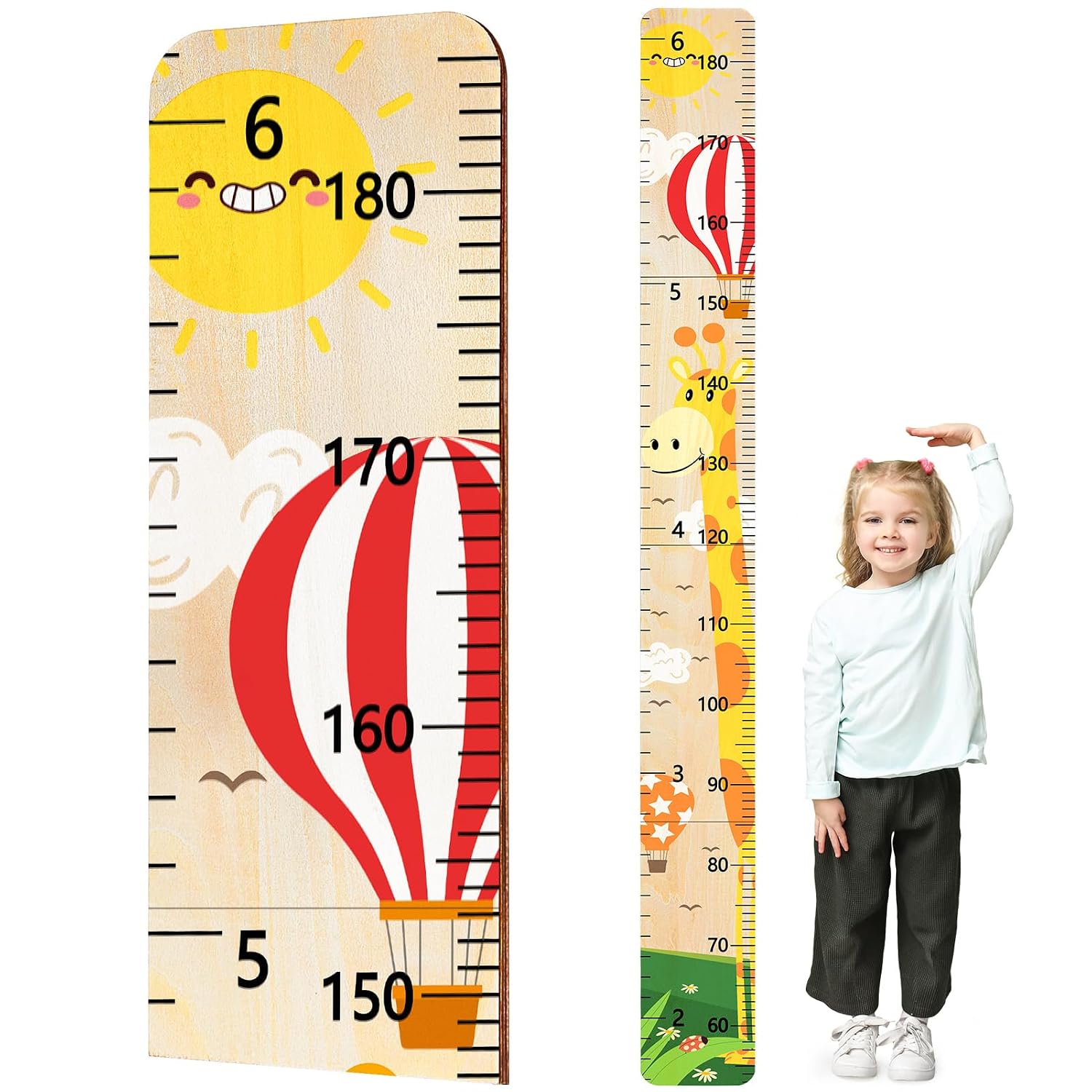 Basumee Wood Growth Chart for Kids Room Decor Height Australia | Ubuy