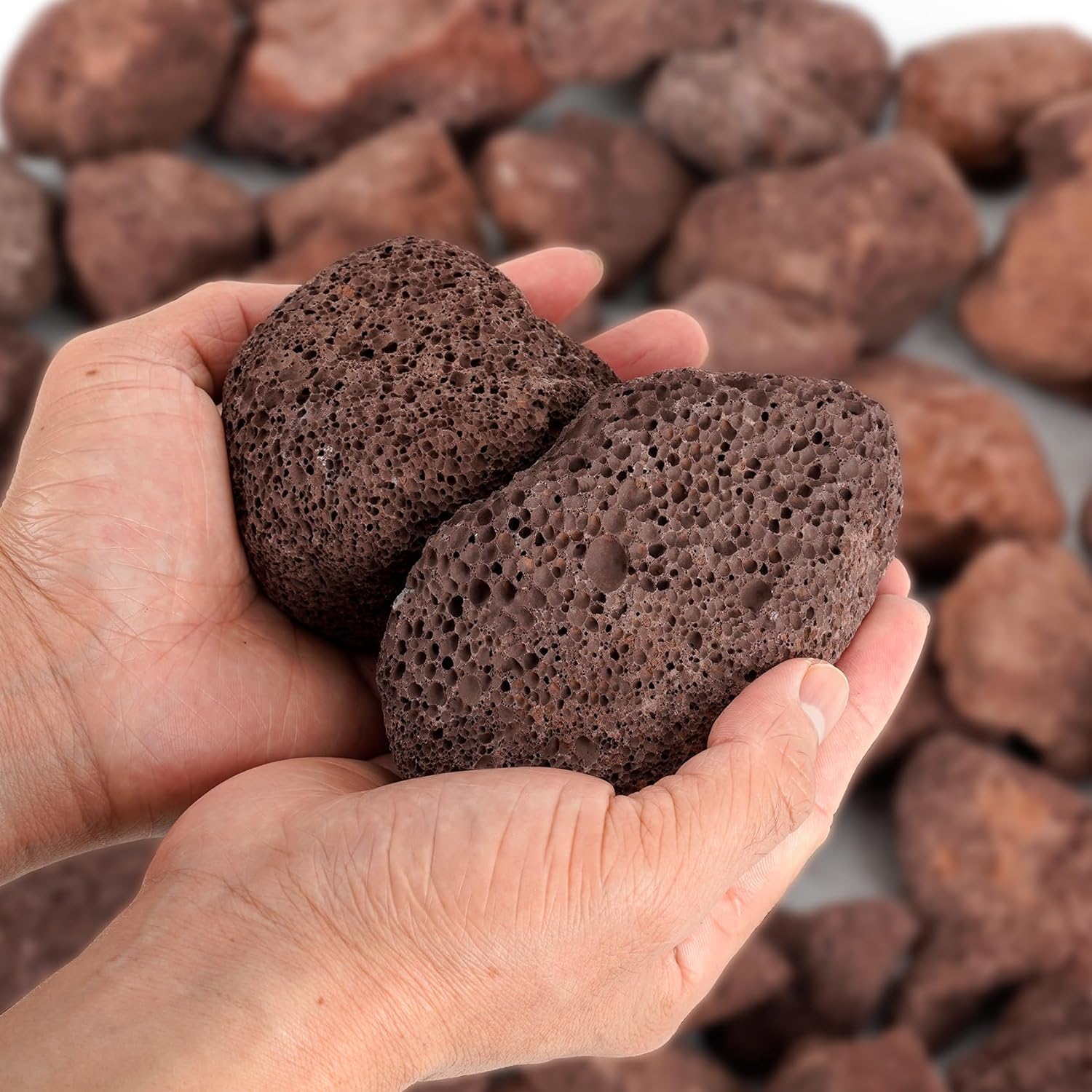 Snapklik.com : Onlyfire Red Lava Rock 10 Pounds Volcanic Lava Stones ...