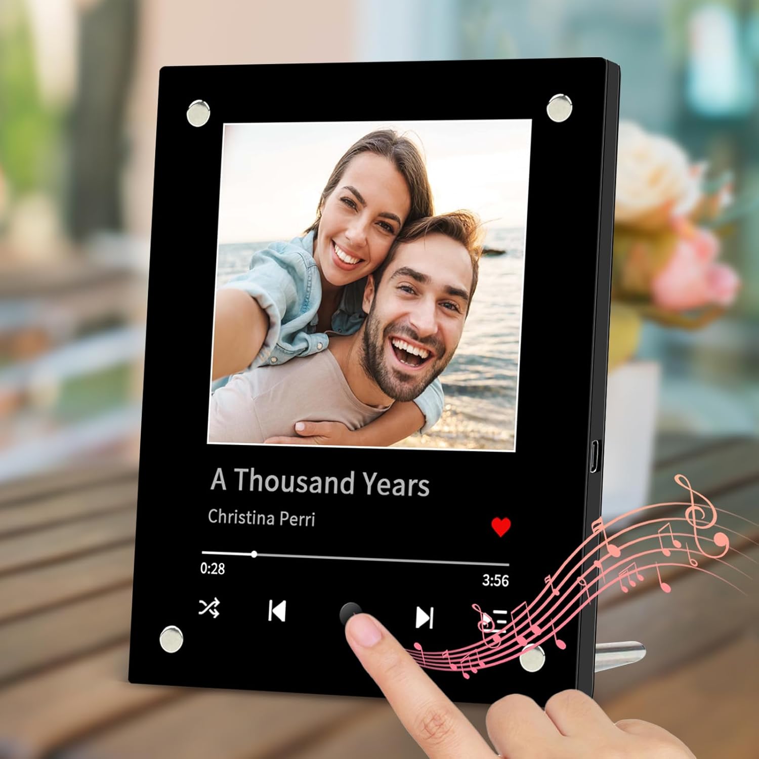 Amazon.com: Overket Custom Music Picture Frame that Play Songs When ...