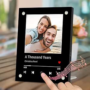 Amazon.com: Overket Custom Music Picture Frame that Play Songs When ...