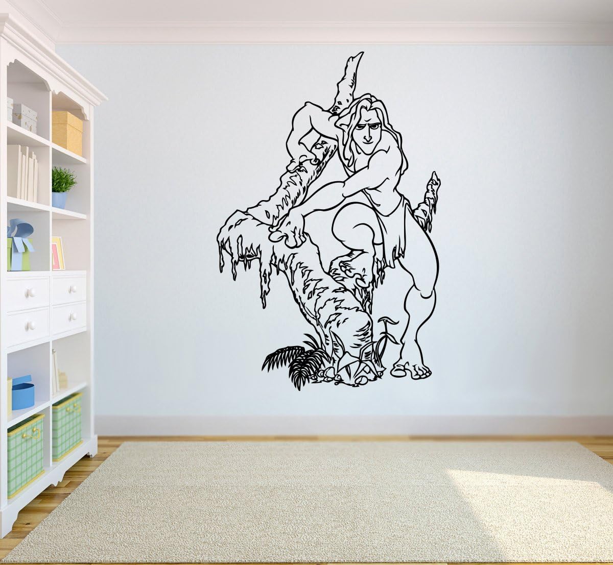 Amazon.com: Tarzan Wall Vinyl Poster Cartoon Walt Disney Vinyl Picture ...