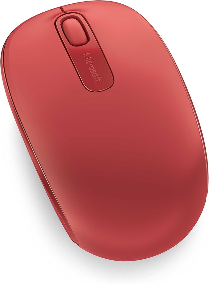 Microsoft Wireless Mobile Mouse 1850 - Red : Amazon.co.uk: Computers ...