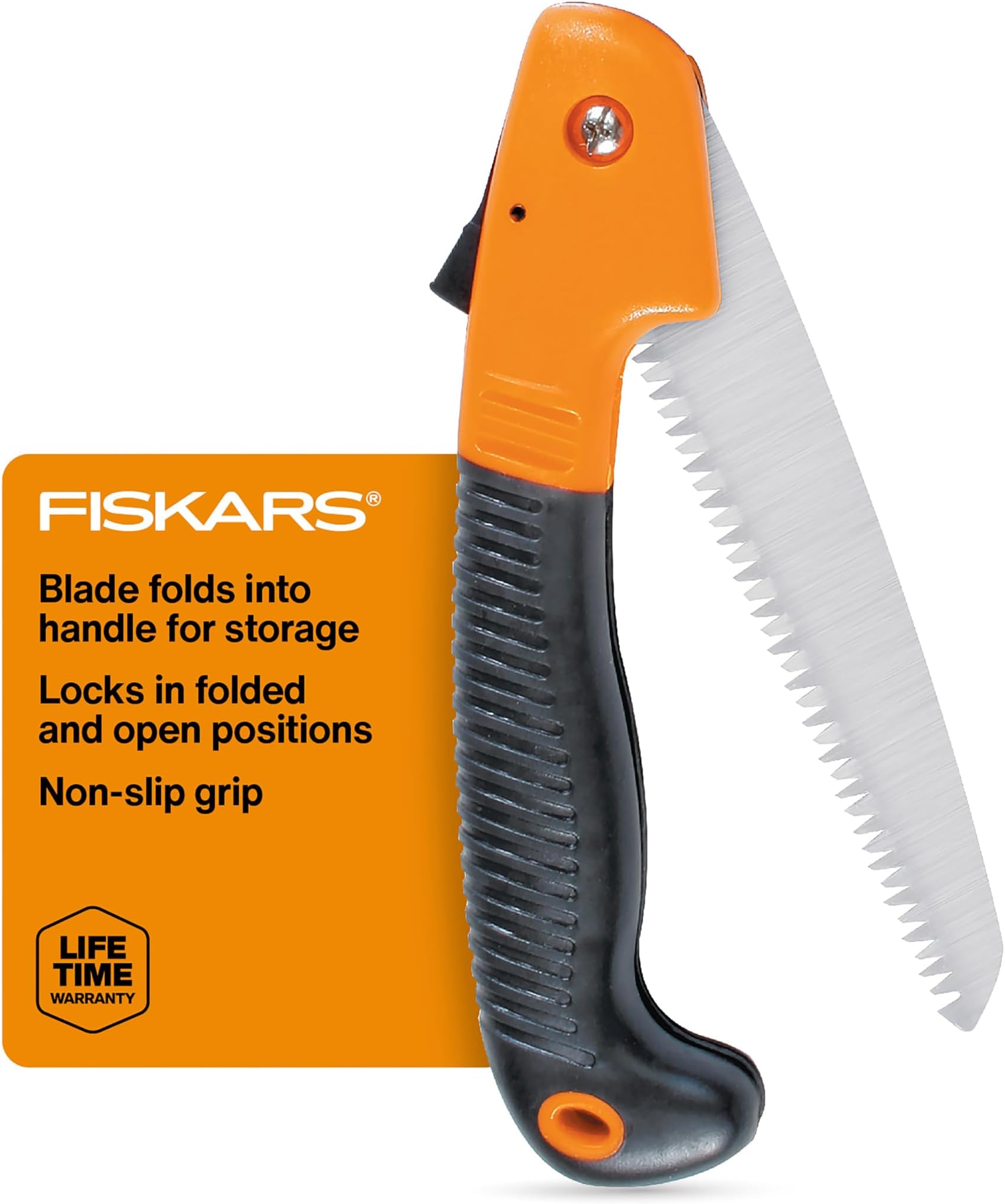Amazon.com : Fiskars Folding Hand Saw, 7" Pruning Saw with Power Tooth ...