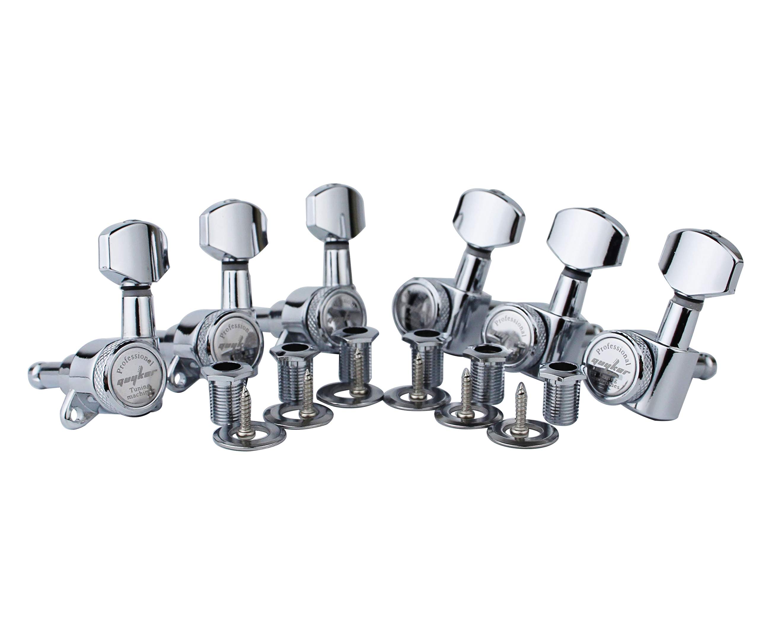 Amazon.com: Guyker Guitar Locking Tuners (6 for Left) - 1:18 Lock ...