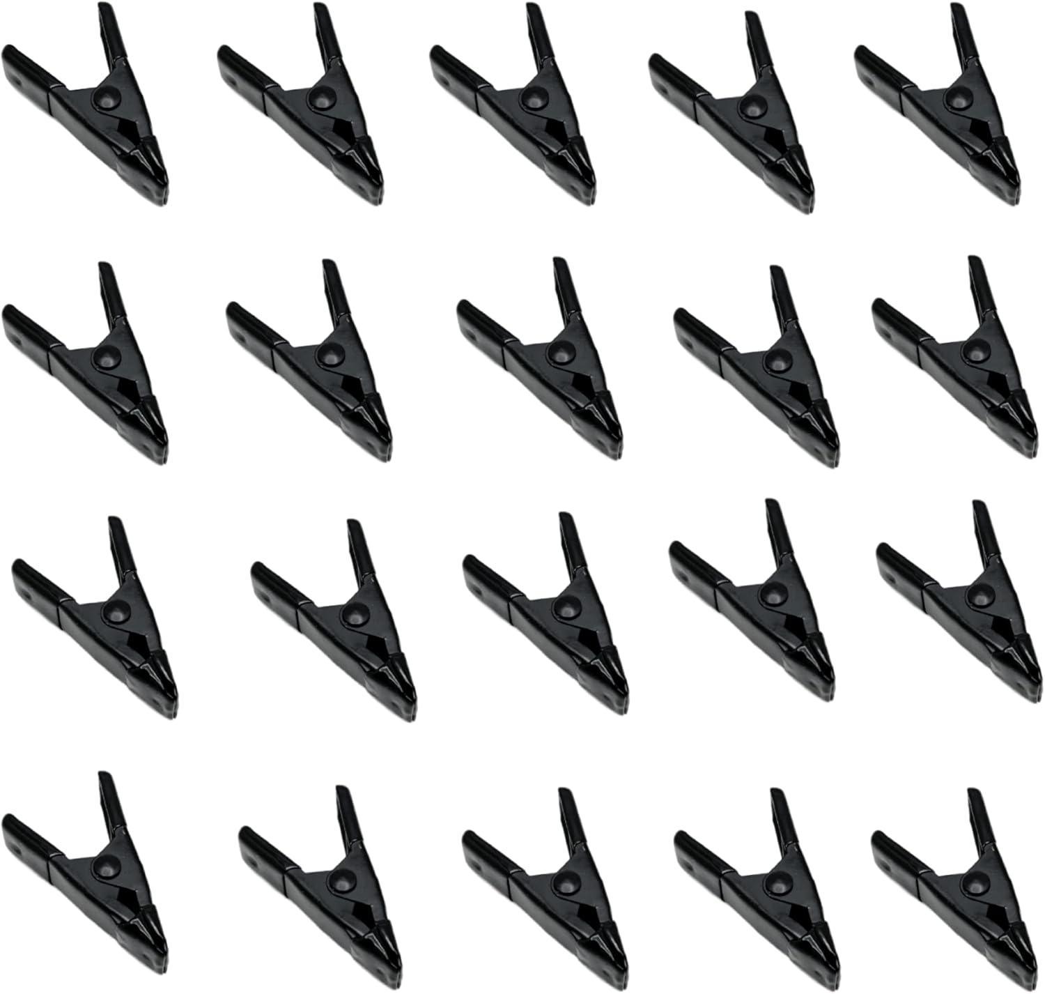 2" Inch spring clamp black (20 pack) - Amazon.com