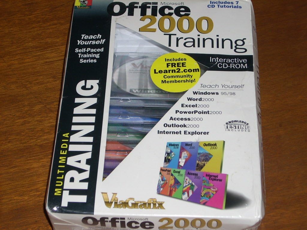 Amazon.com: MICROSOFT OFFICE 2000 TRAINING by ViaGrafix - Includes 7 ...