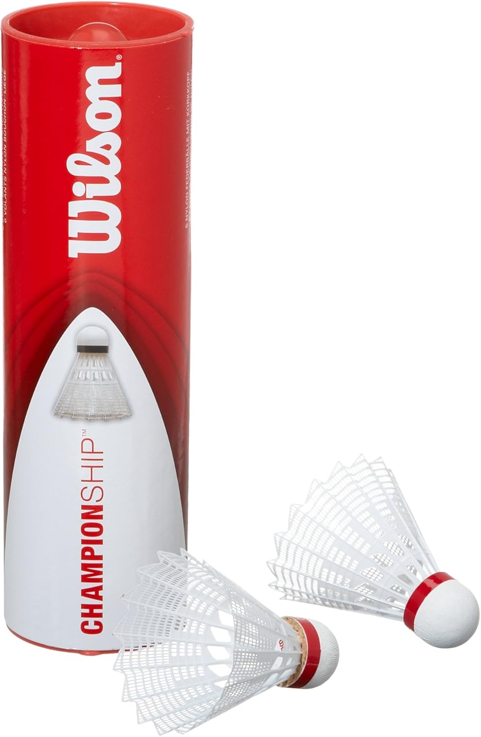 Wilson Badminton Shuttlecocks Championship Nylon Pack Of 6 79 (Fast ...