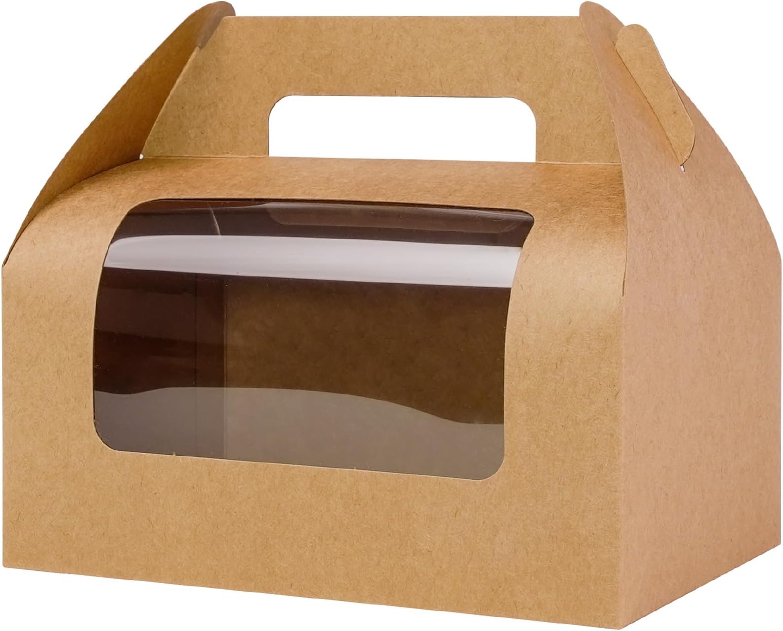 Amazon.com: Handepo 25 Pack Clear Gable Bakery Gift Boxes with ...