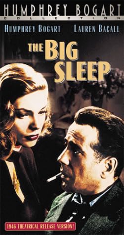 Amazon.com: The Big Sleep (Theatrical Version) [VHS] : Humphrey Bogart ...
