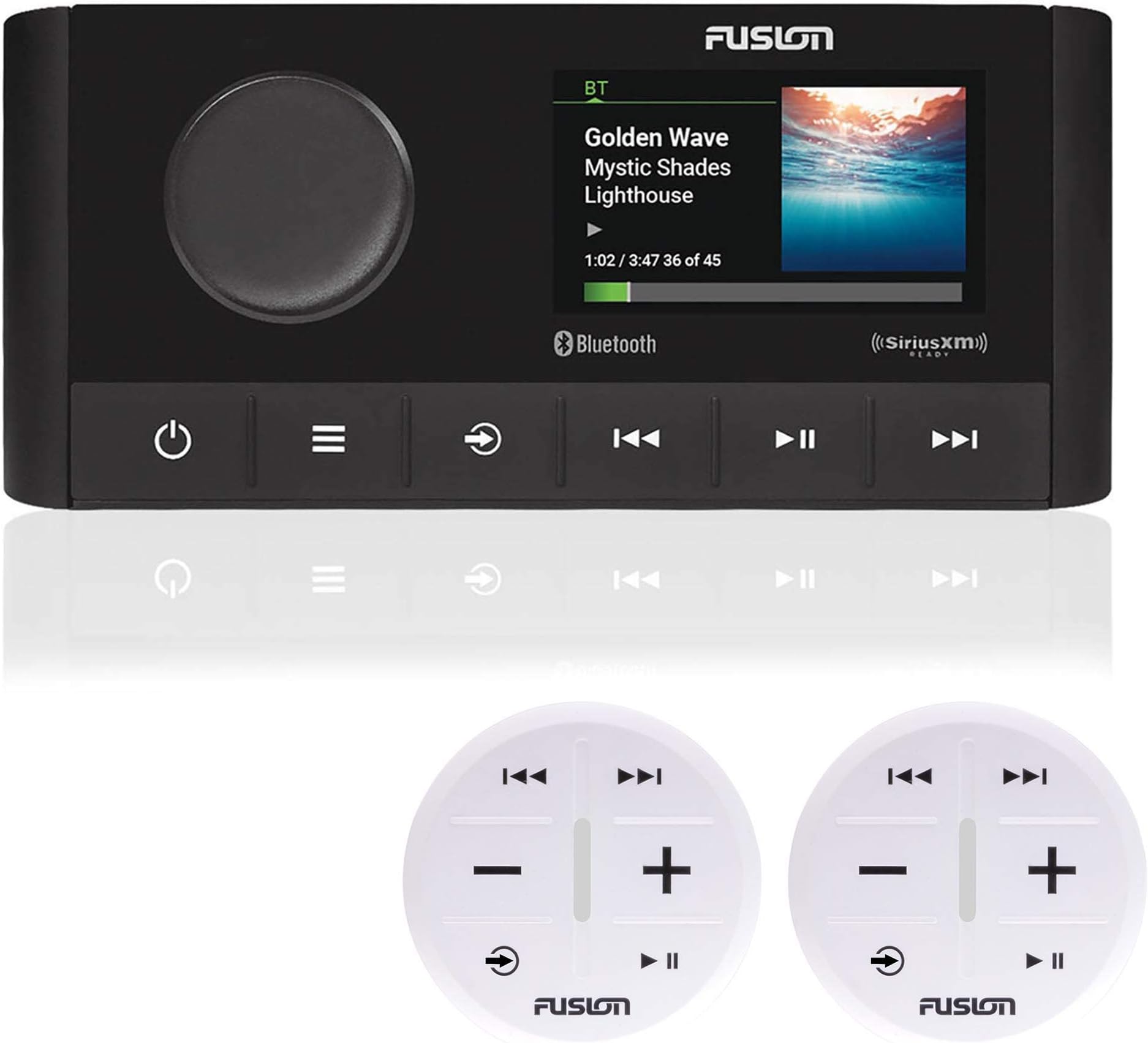 Amazon.com: Fusion MS-RA60 Marine Stereo with 2 Fusion ARX70B Wireless ...