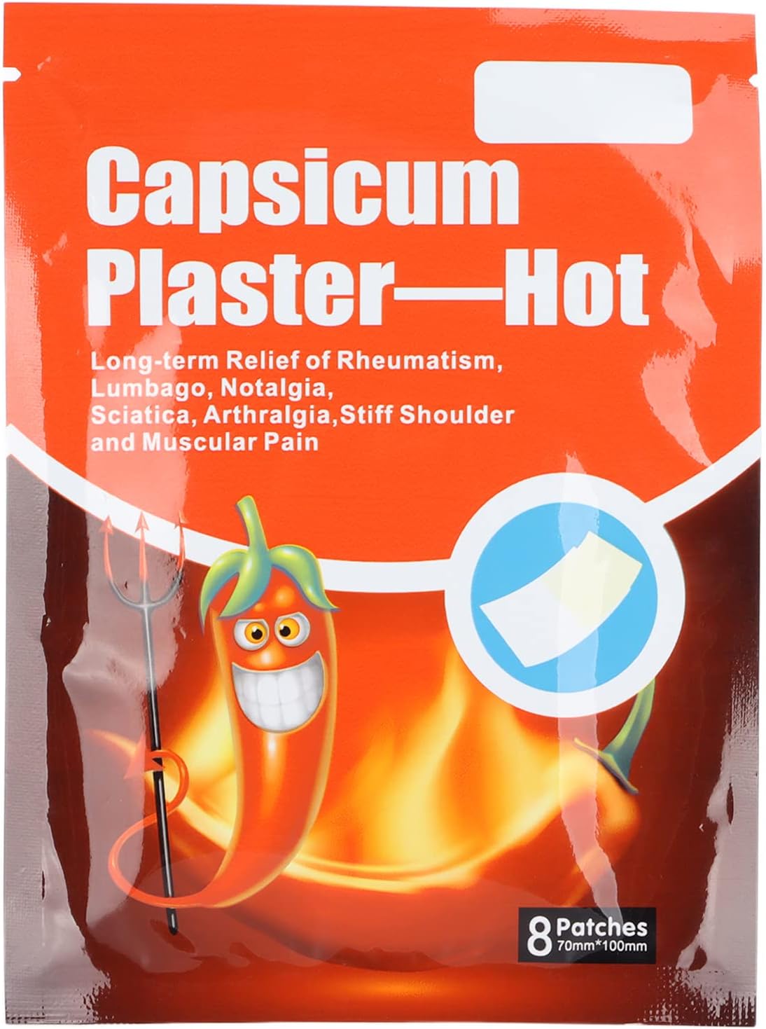 Schmerzlindernde Patches 8 Stück Hot Capsicum Pflaster Schmerzlindernde ...