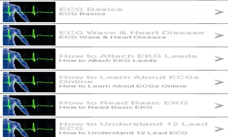 ECG Basics - App on Amazon Appstore