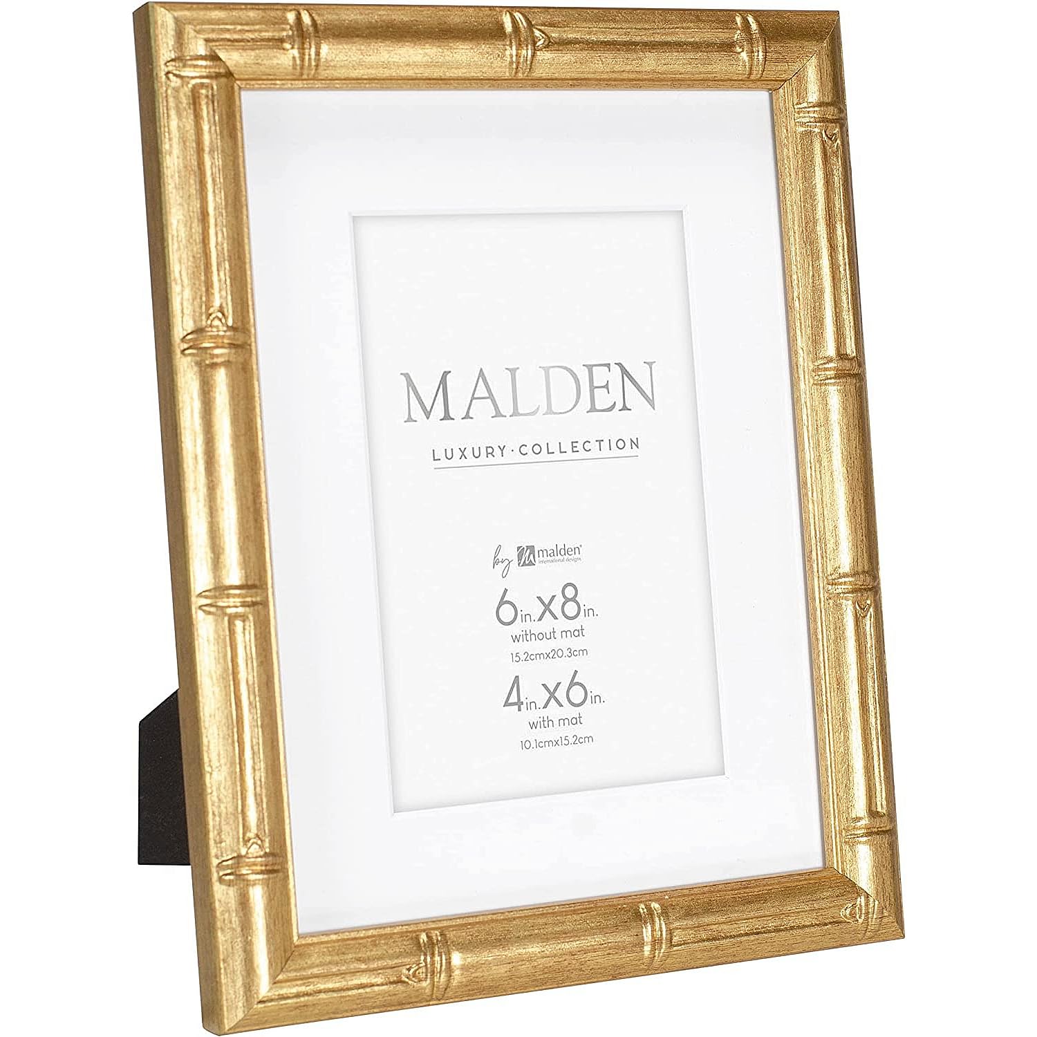 Amazon.com - Malden International Designs 4x6 Matted Gold Bamboo PS ...