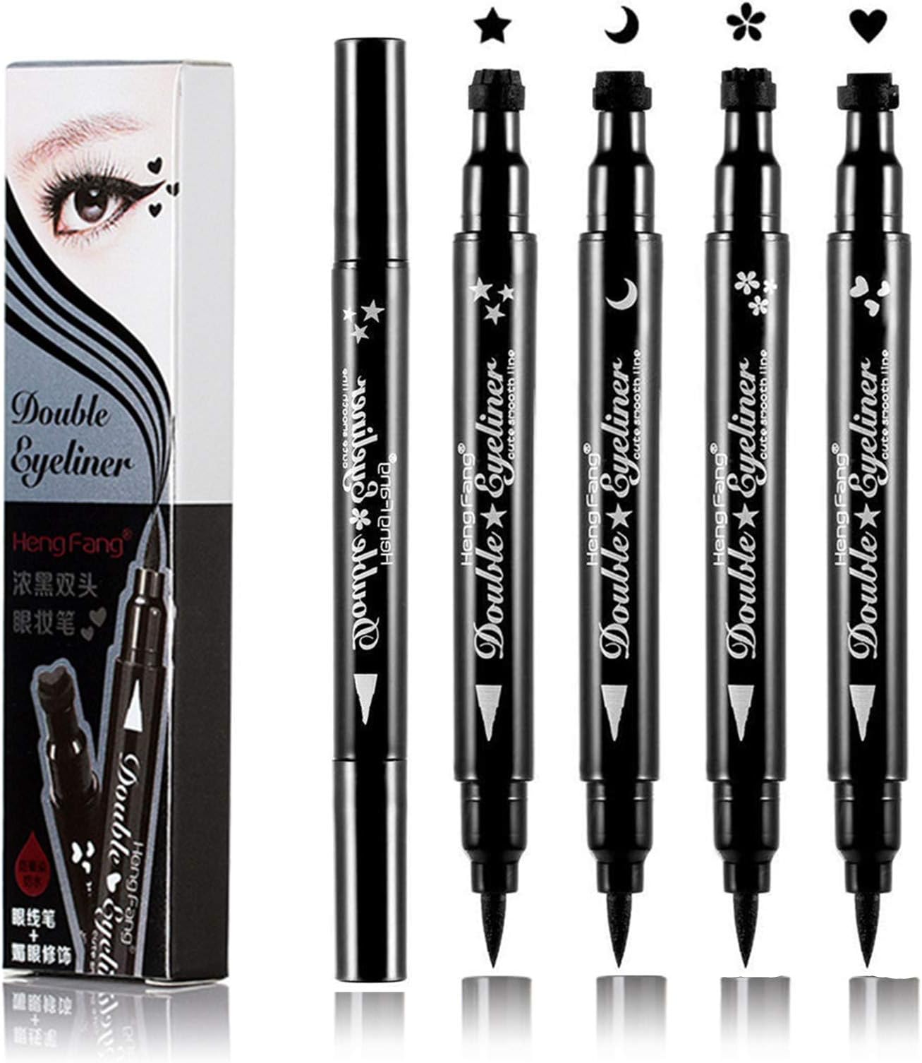 Amazon.com : LGSZGDCN Double-headed Eyeliner Stamp Winged,Waterproof ...