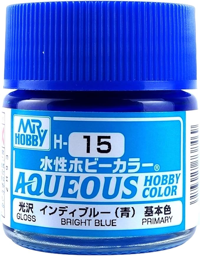 Amazon | GSIクレオス 新水性ホビーカラー 光沢 インディブルー(青) 基本色 10ml 模型用塗料 H15 | カラー塗料 通販