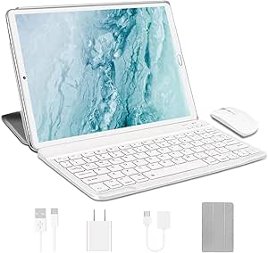 Amazon.com : YESTEL Android Tablet 10.1 inch 2 in1 Tablet with 4GB RAM+ ...