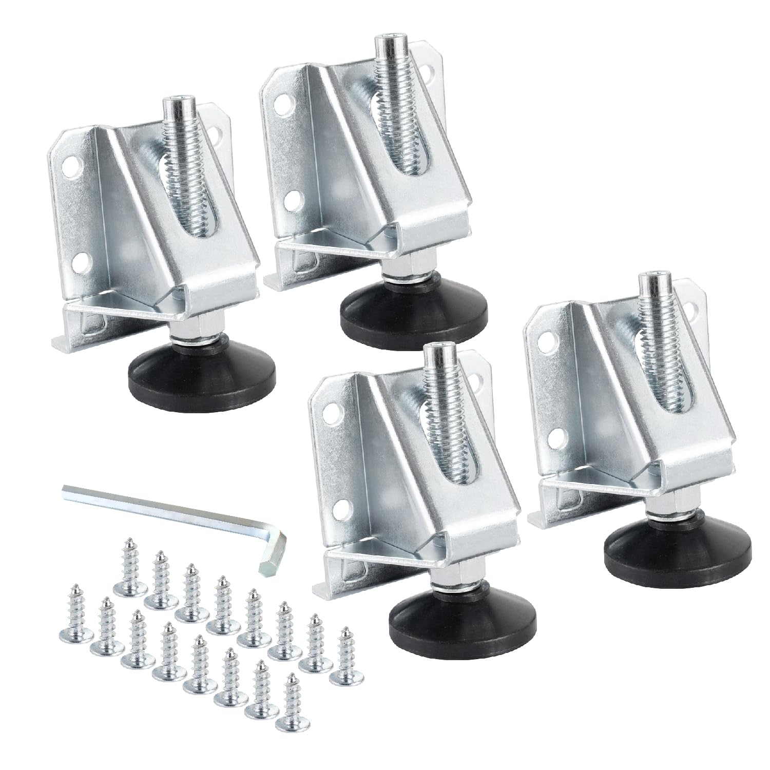 Snapklik.com : POWERTEC Furniture Leg Levelers 4PK, Adjustable Heavy ...