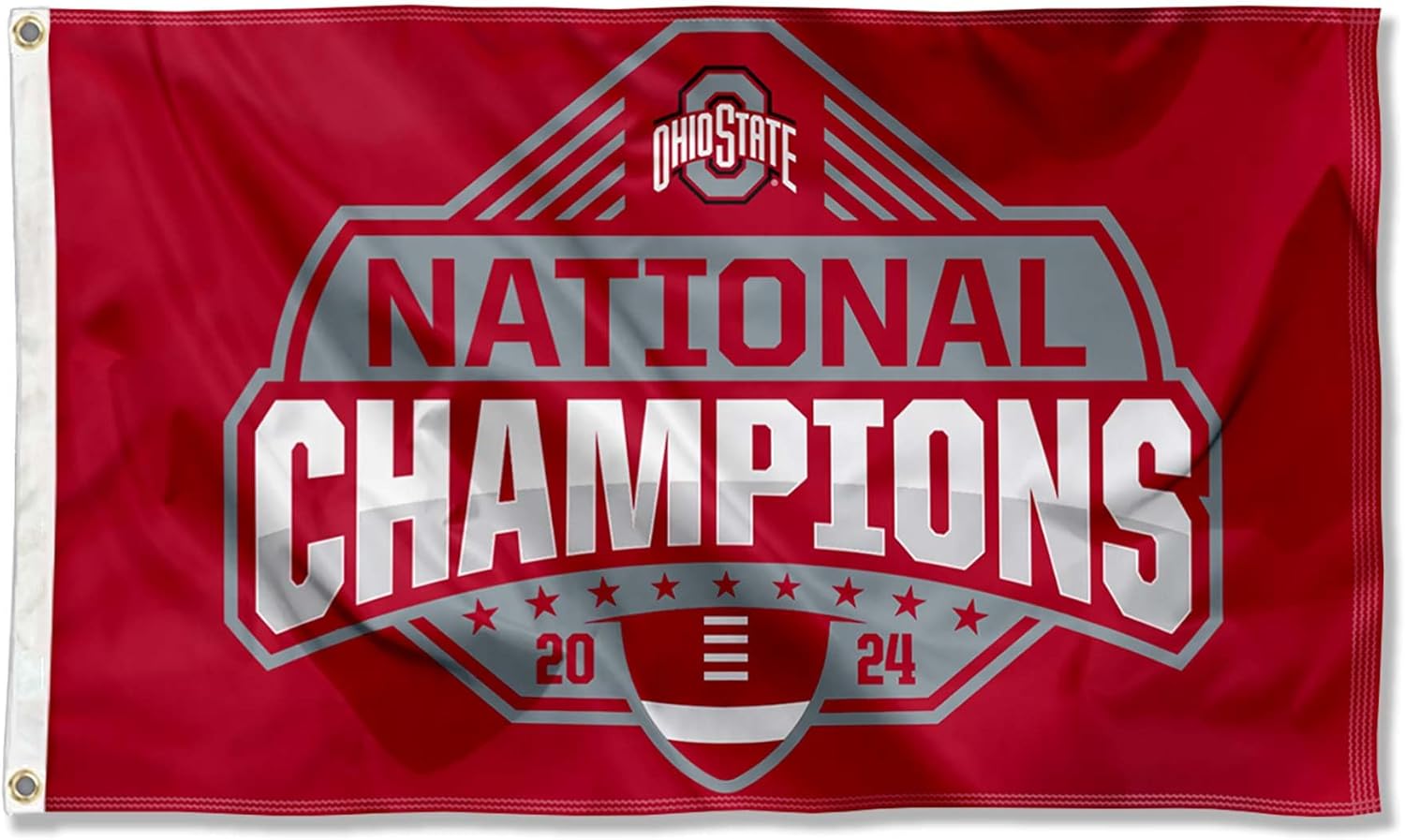 Amazon.com : WinCraft Ohio State Buckeyes 2024 College Football National Champions Flag 3x5 ...
