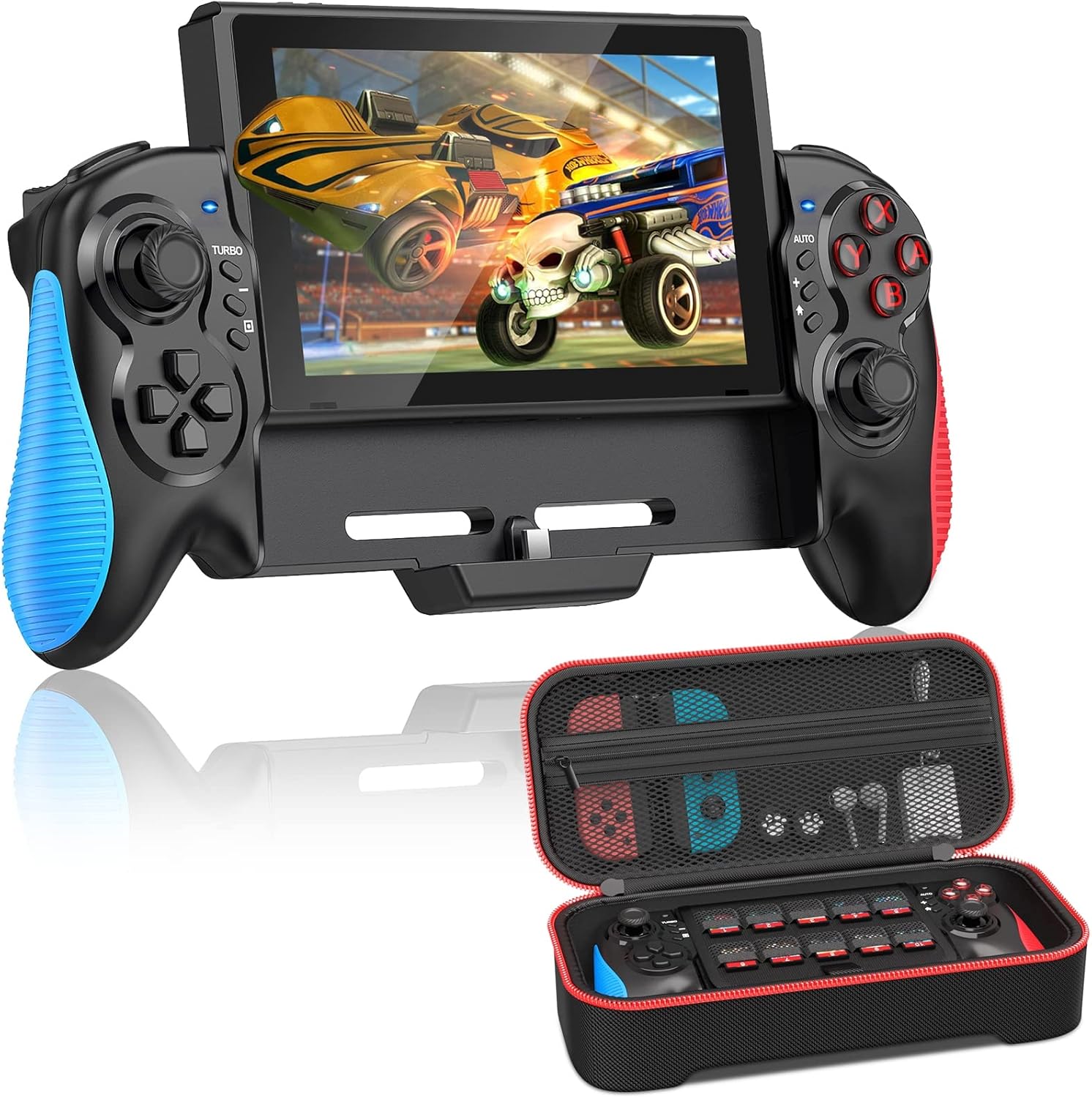 Amazon.com: Gammeefy Switch Controller for Nintendo Switch/OLED, One-Piece Joypad Controller ...