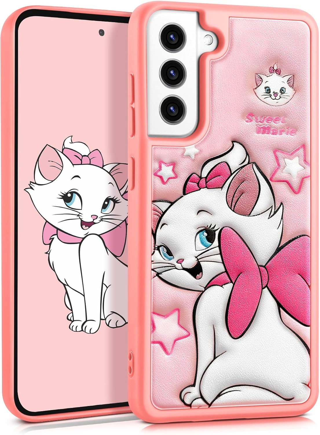 Amazon.com: STSNano for Galaxy S21 Fe 5G Case S21fe Cute Cartoon Cat ...