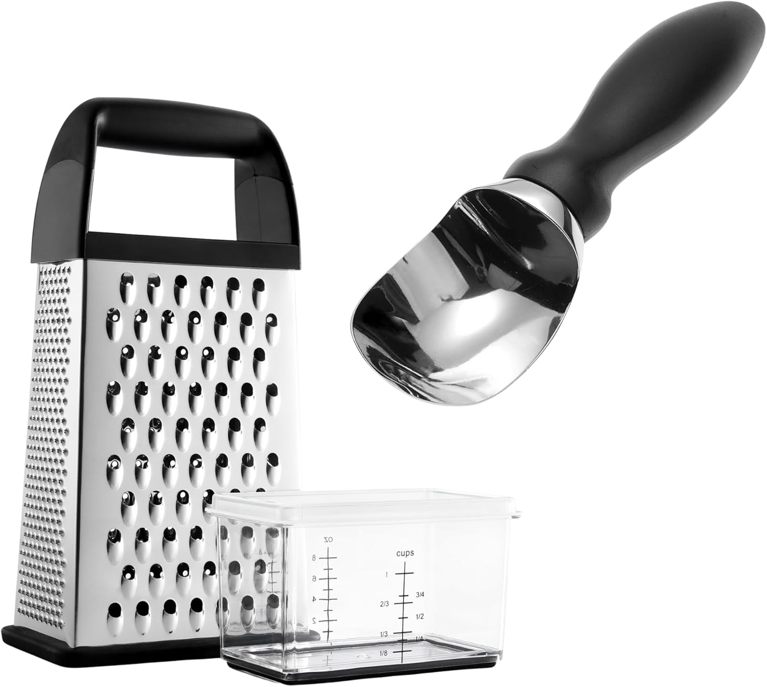 Amazon.com: Spring Chef Professional Box Grater with Storage Container ...