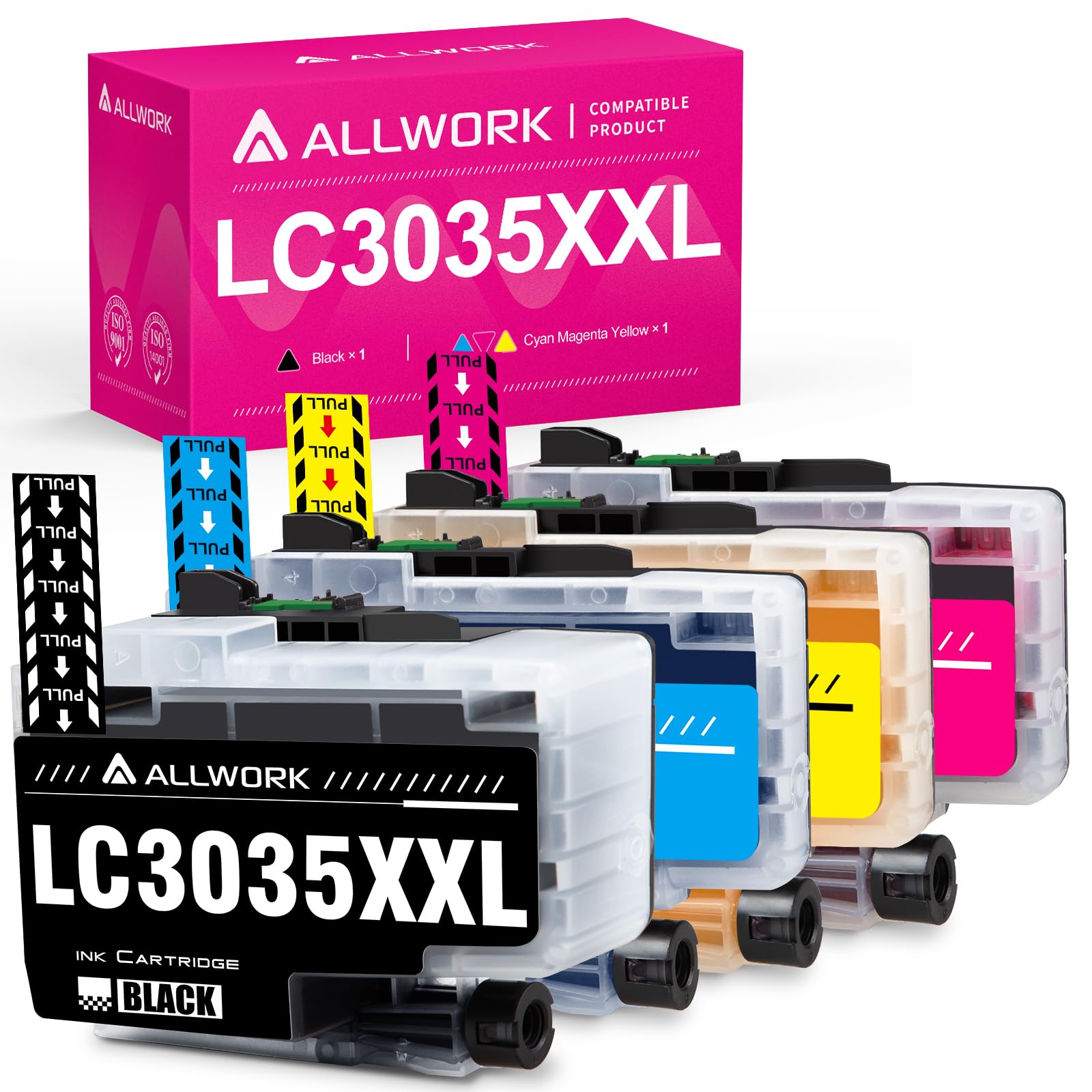 Amazon.com: ALLWORK Compatible LC3035 Ink Cartridge Replacement for ...