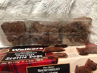 Amazon.com: Walker's Shortbread Chocolate Scottie Dog Shaped Cookies ...