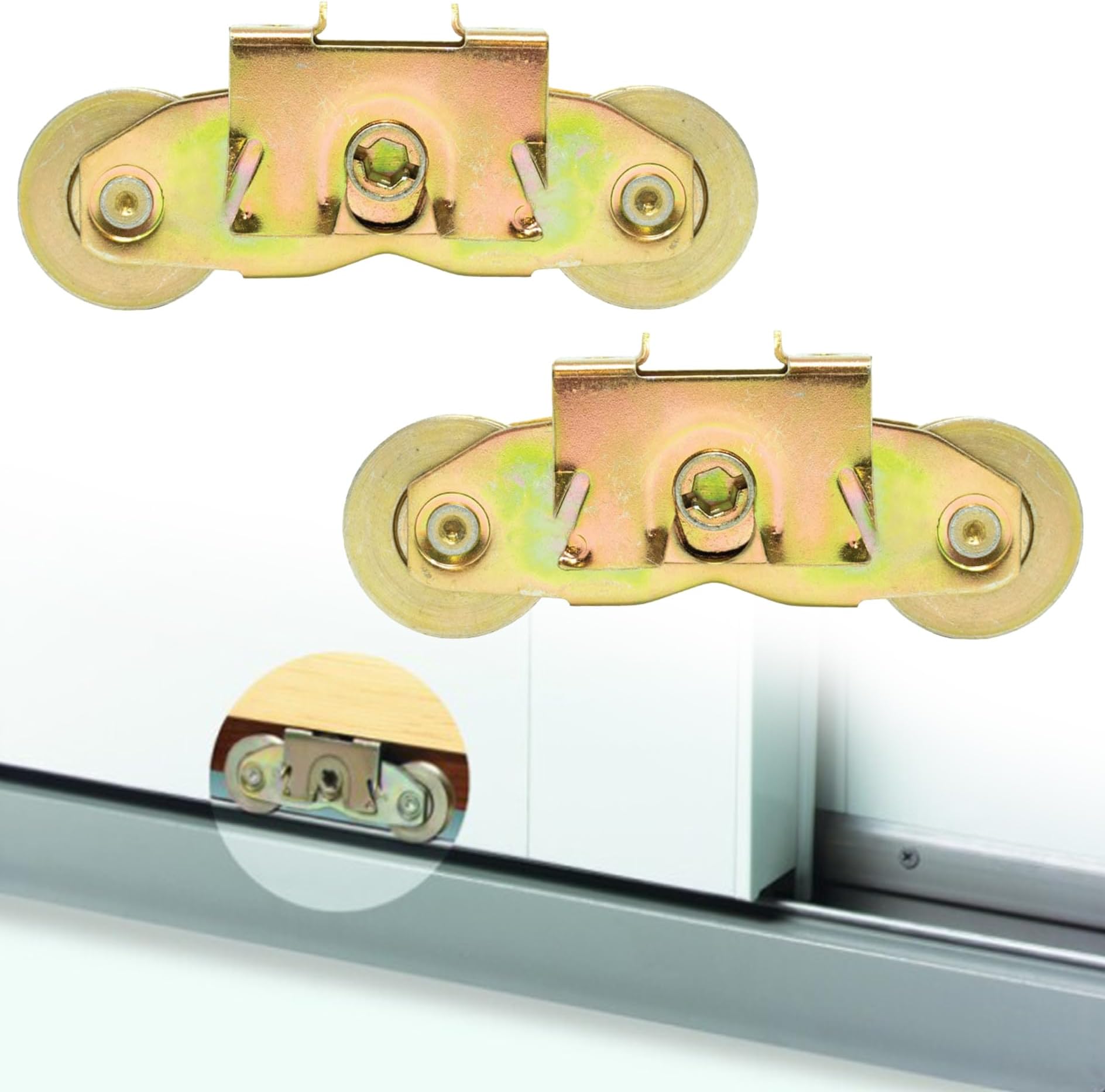 Amazon.com: Li-TianFeng 2 pcs Heavy Duty Sliding Screen Door Roller ...