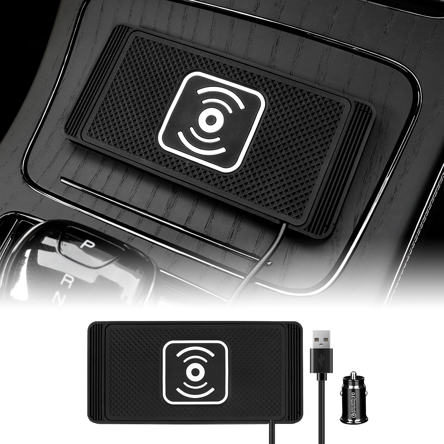 Amazon.com: FDAIUN Universal Wireless Phone Charging Pad Silicone ...