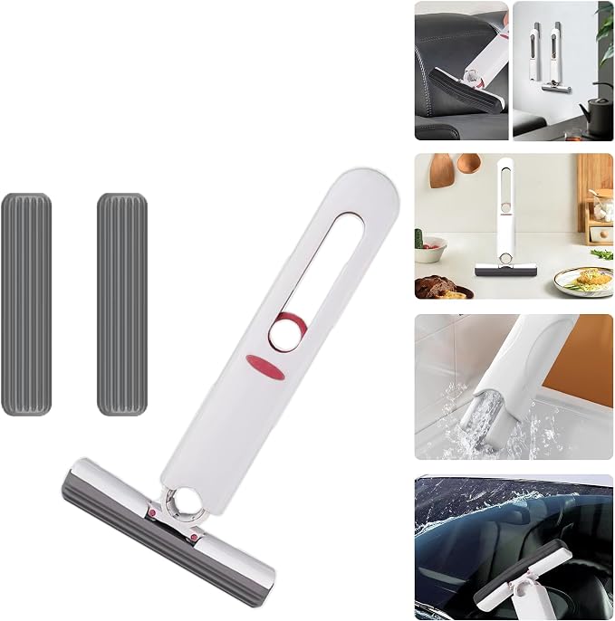 Amazon.com: Quickie Self-Squeeze Mini Mop - Wet Dry Mop for Bathroom ...
