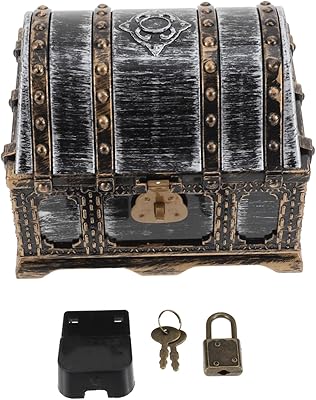 Amazon.com: Pemalin Mini Treasure Chest Toy Set for Kids, Vintage ...