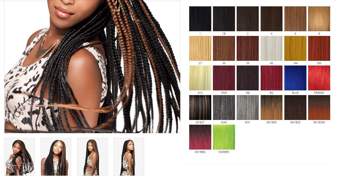 X Pression Hair Color Chart