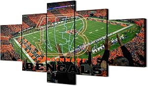 Amazon.com: generic (60X100CM/5PCS) Framed Canvas Print Poster - Neon ...