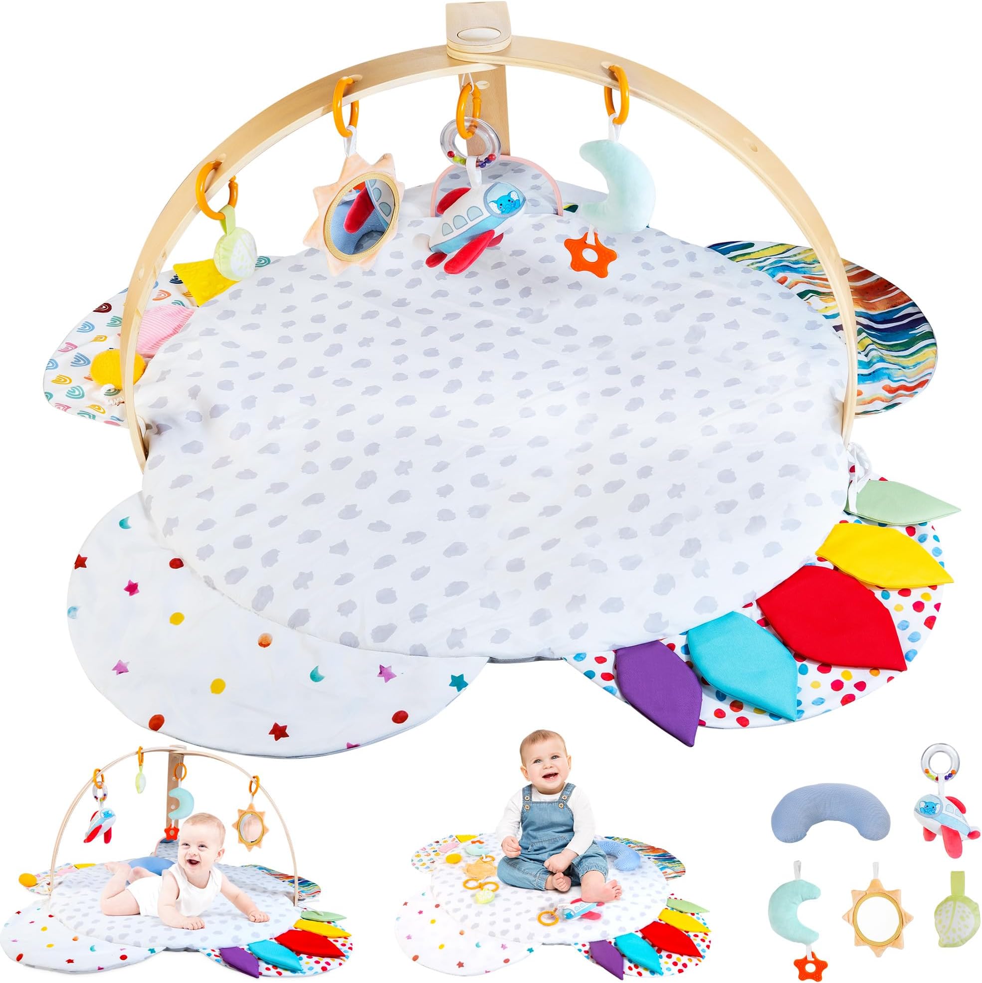 Amazon.com : Lovevery Play Gym and Sensory Strands Bundle, Stage-Based ...