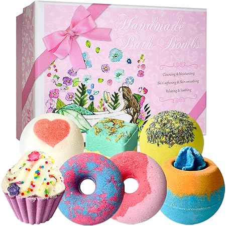 Amazon.com : Fall Bath Bomb Set by Soapie Shoppe, Six 5.5 oz. Bath ...