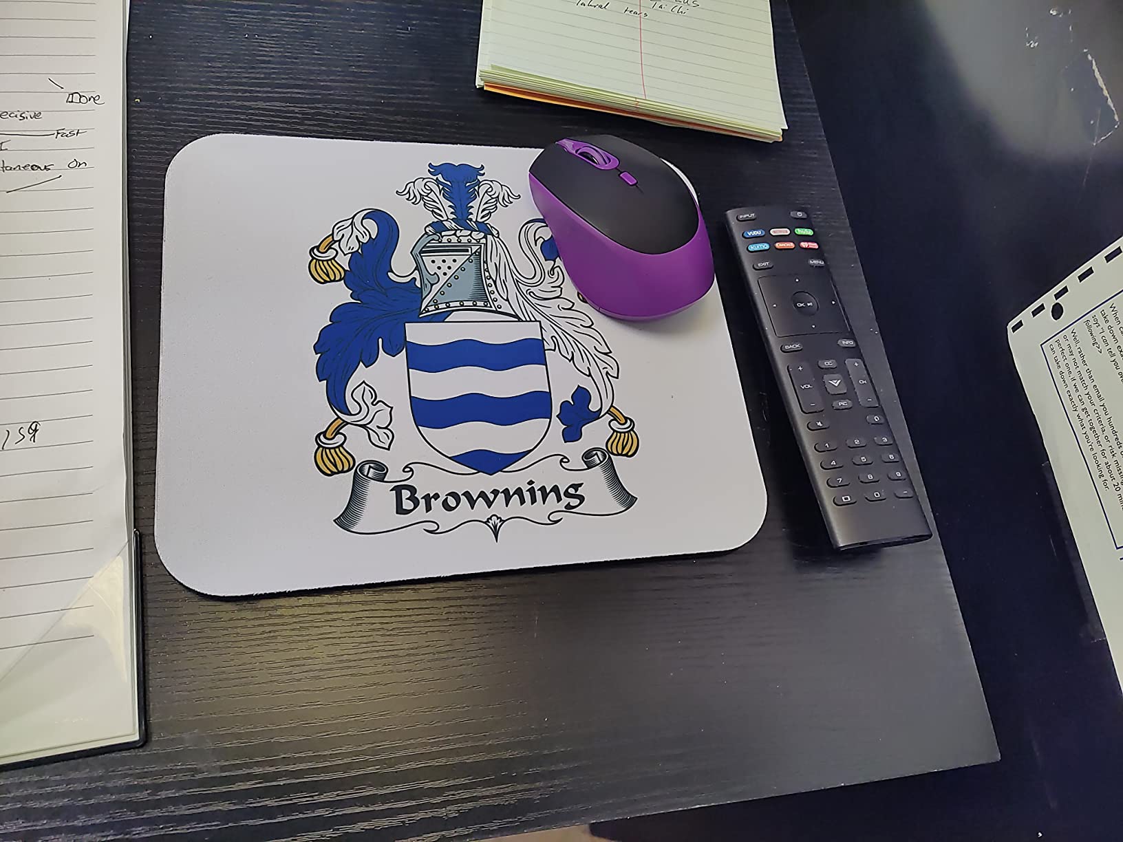 Amazon.com: Browning Family Crest Coat of Arms Mouse Pad : Office Products