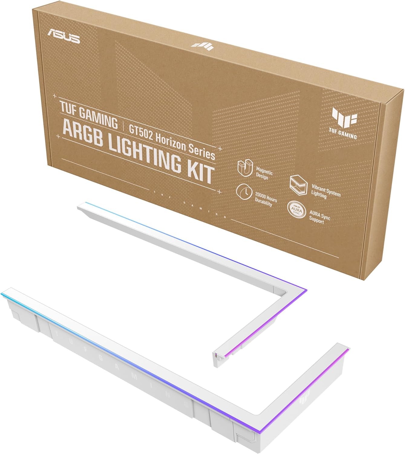 ASUS TUF Gaming ARGB Lighting Kit for GT502 Horizon Series (White) 2X ...