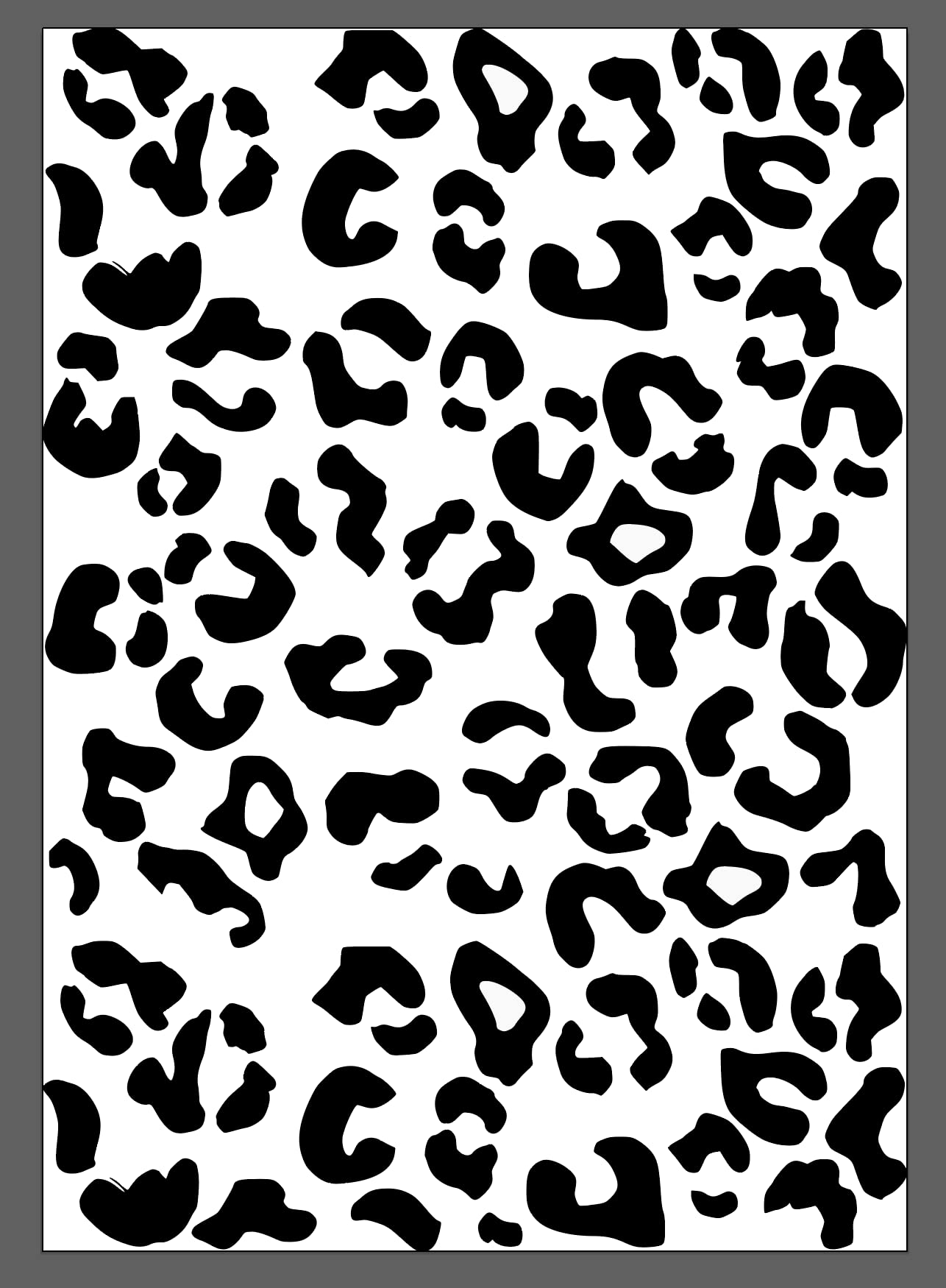 How To Draw Leopard Print On Paper