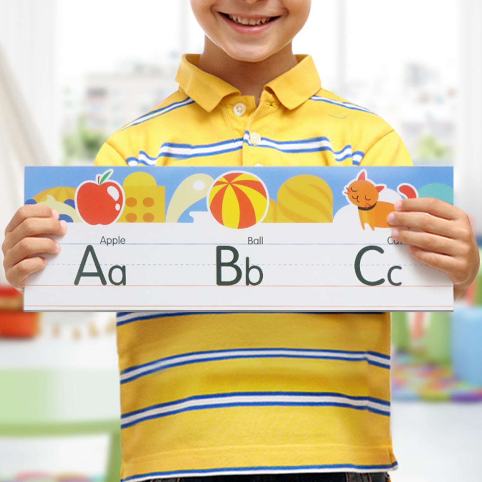 Snapklik.com : Alphabet Bulletin Board Set 12pcs ABC Number 0-9 Line ...