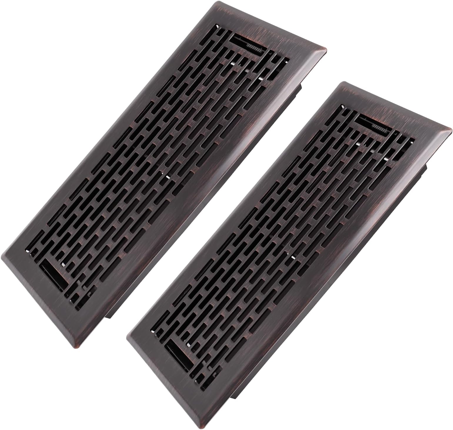 IQCGZ Floor Register 4" x 10" (Duct Opening Size) Easy Adjust Air Vent ...