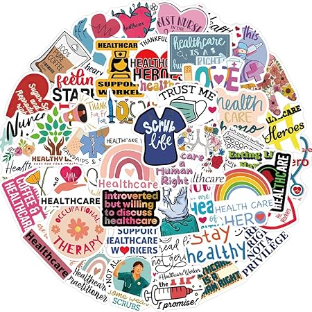 Amazon.com: 50PCS Doctor Stickers,Surg Surgery Doctor Stickers ...