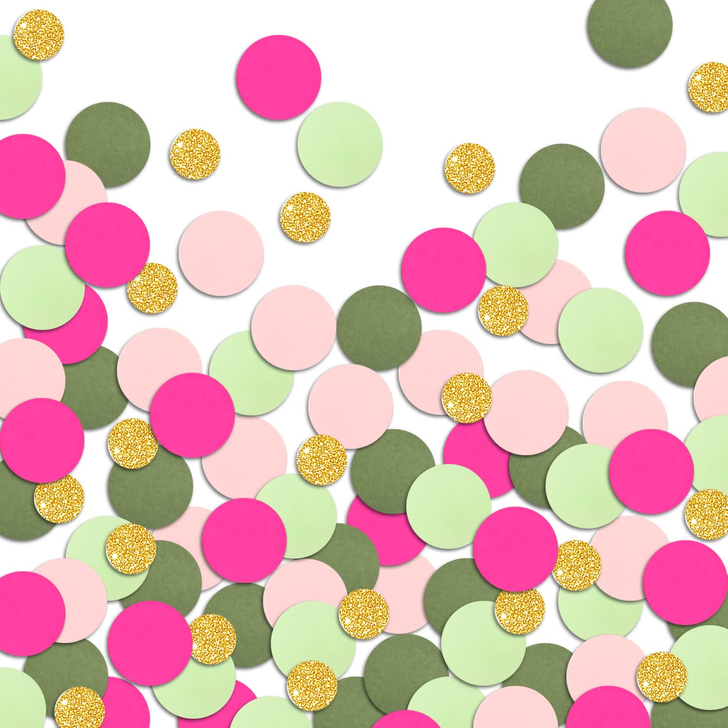 Amazon.com: Pink Confetti Glitter Party Table Decorations Confetti ...