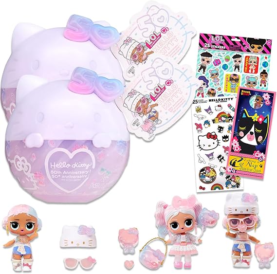 Amazon.com: LOL Surprise Hello Kitty Doll Set for Girls - Bundle ...