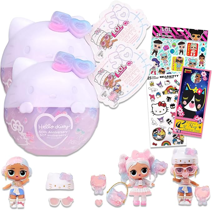 Amazon.com: LOL Surprise Hello Kitty Doll Set for Girls - Bundle ...