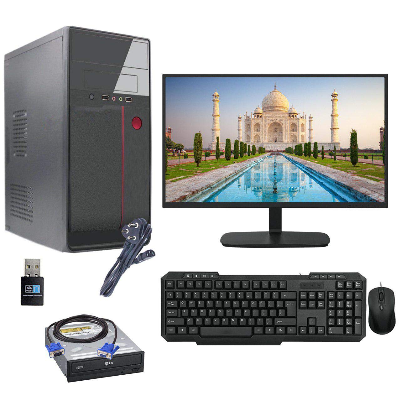 DHAGAN Desktop Computer PC(Core I7 1st Gen CPU /H55 Motherboard/ 8GB ...