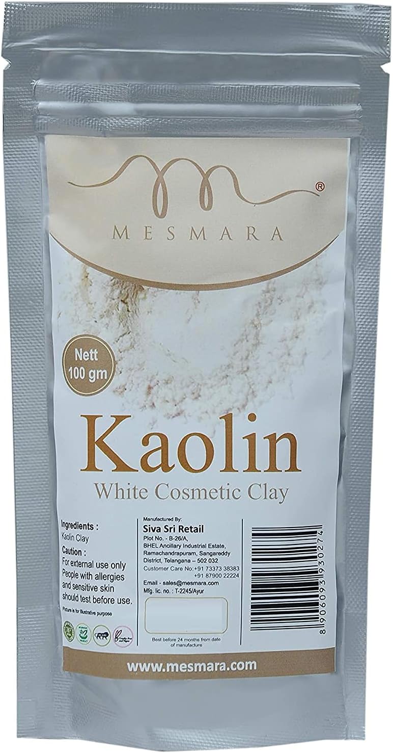 Amazon.com: Admart Kaolin Clay Powder, 100g for face,Skin and Hair ...