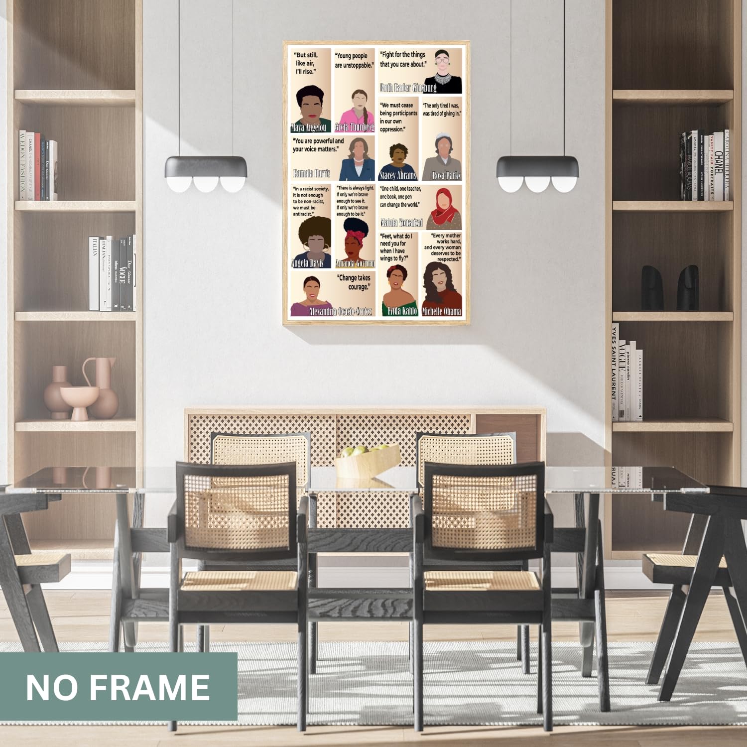 Inspirational Quotes Wall Art, Empowered Women Art Print Decor Gifts ...