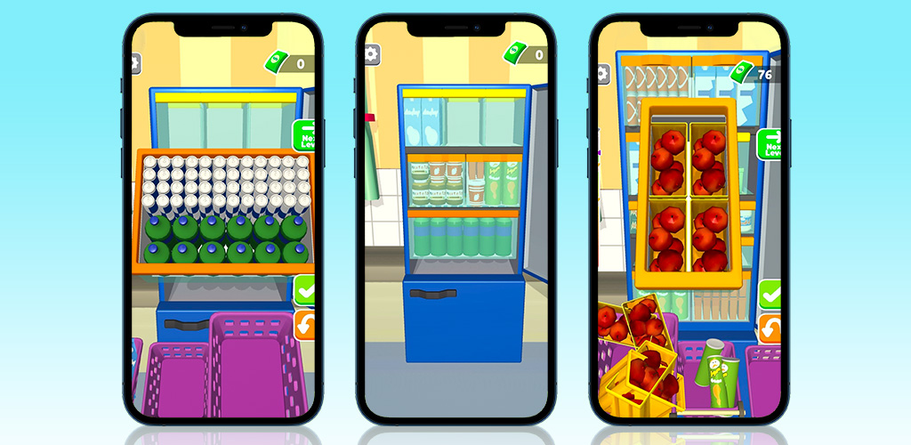 Fill the Fridge Organizing Master: Fill Up Shelves Fridge Organizer 3D ...