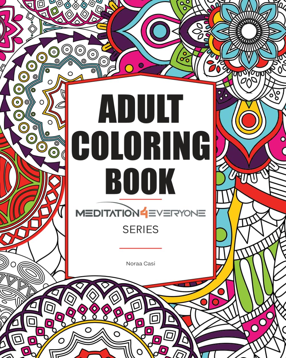 Adult Coloring Book: Find inner peace and calmness with easy patterns ...